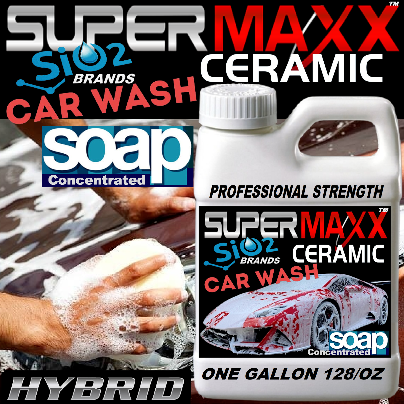 Ceramic Car Wash Soap – SUPERMAXX