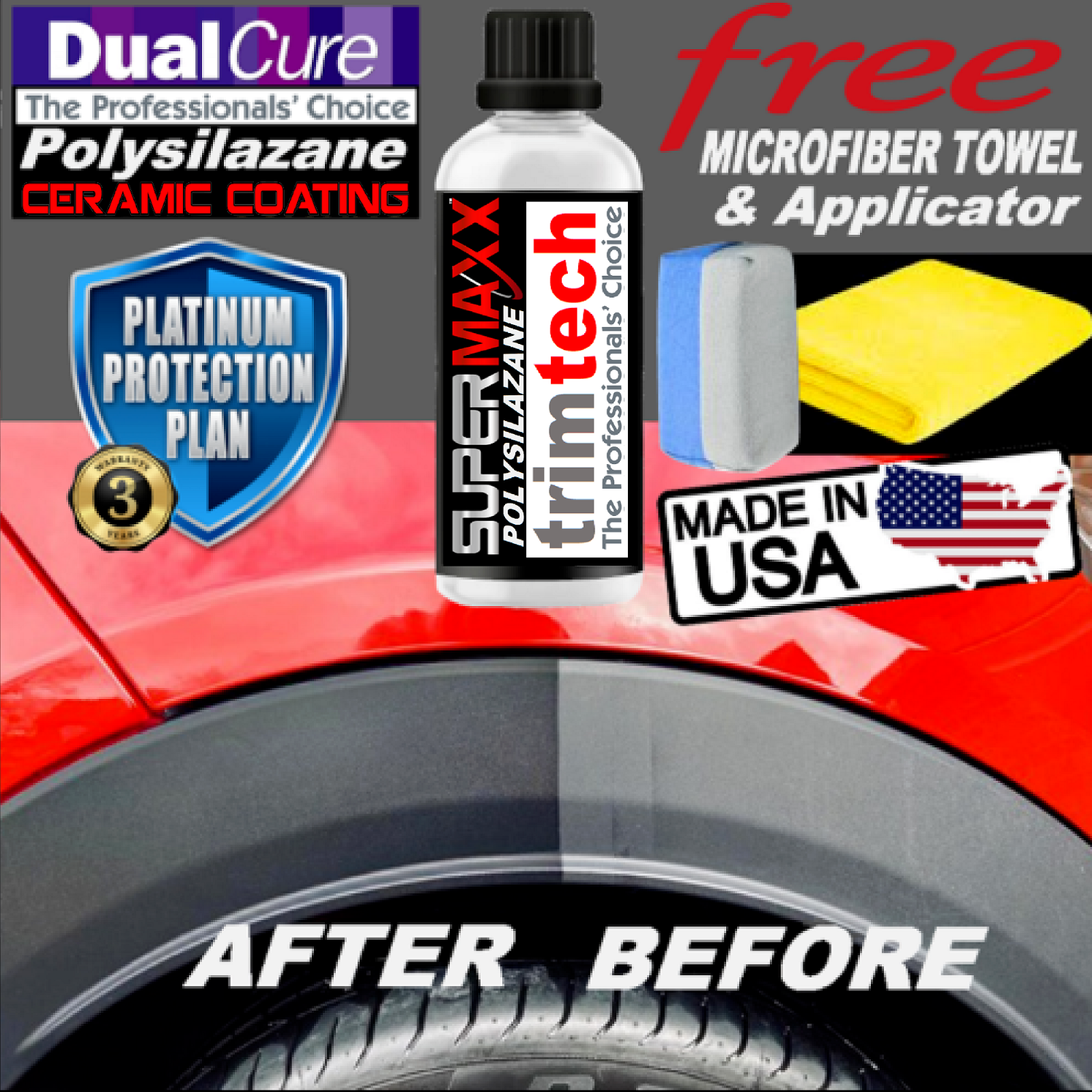 TRIM - Plastic & Rubber Ceramic Coating – SUPERMAXX